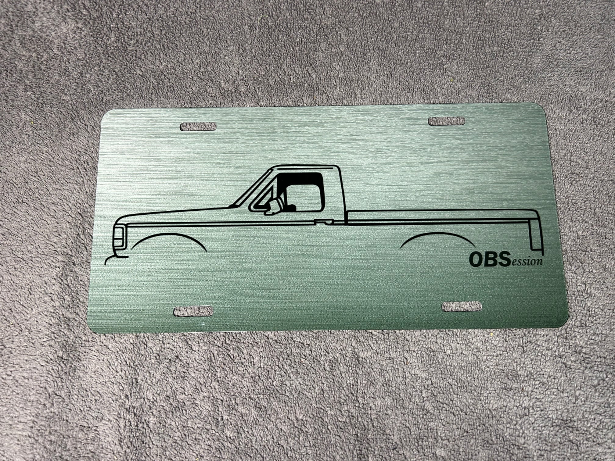 OBS Ford Truck 1992-1997 Aluminum Plate | 417 FOX