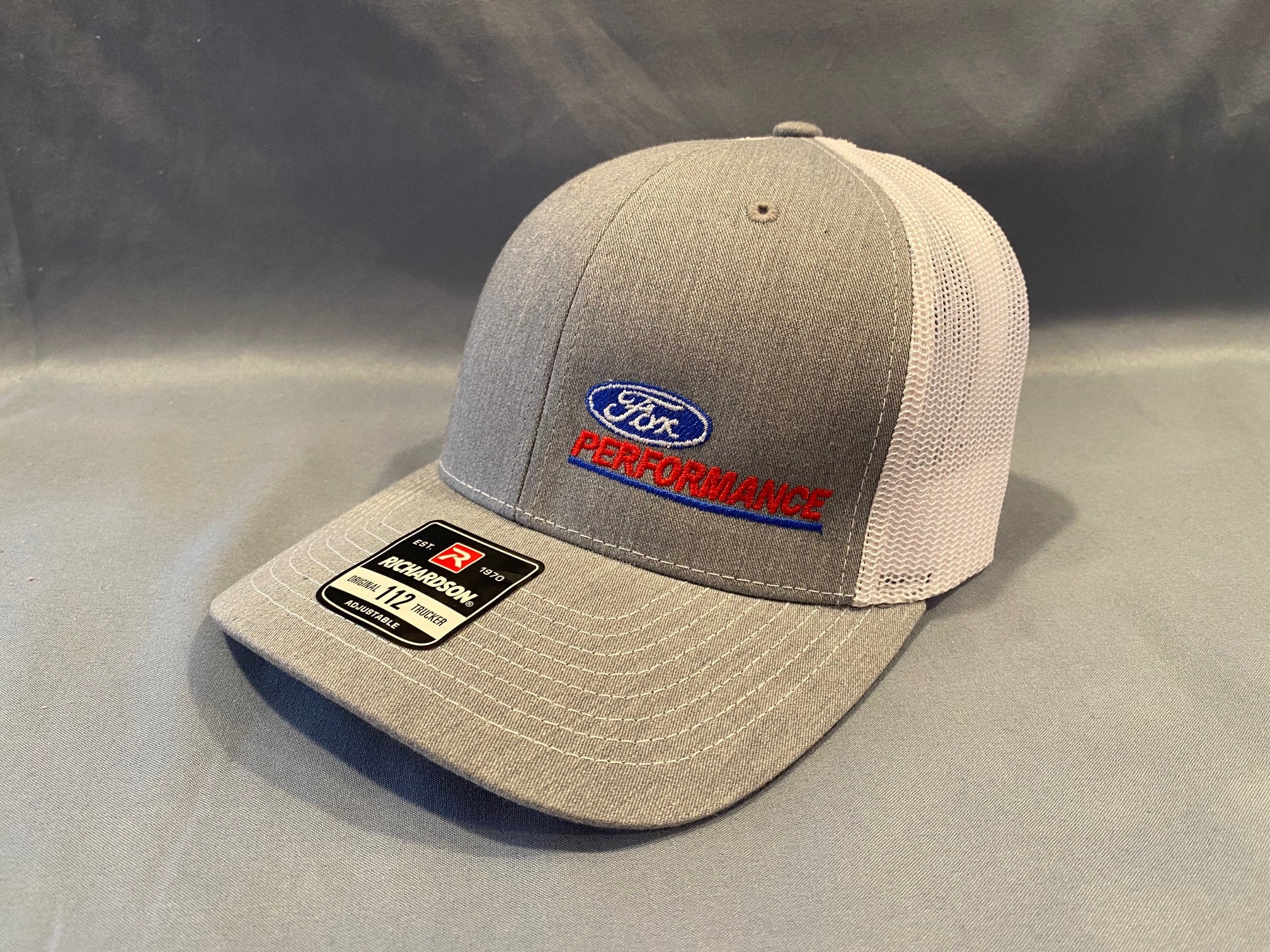 FOX PERFORMANCE GREY/WHITE SNAPBACK | 417 FOX
